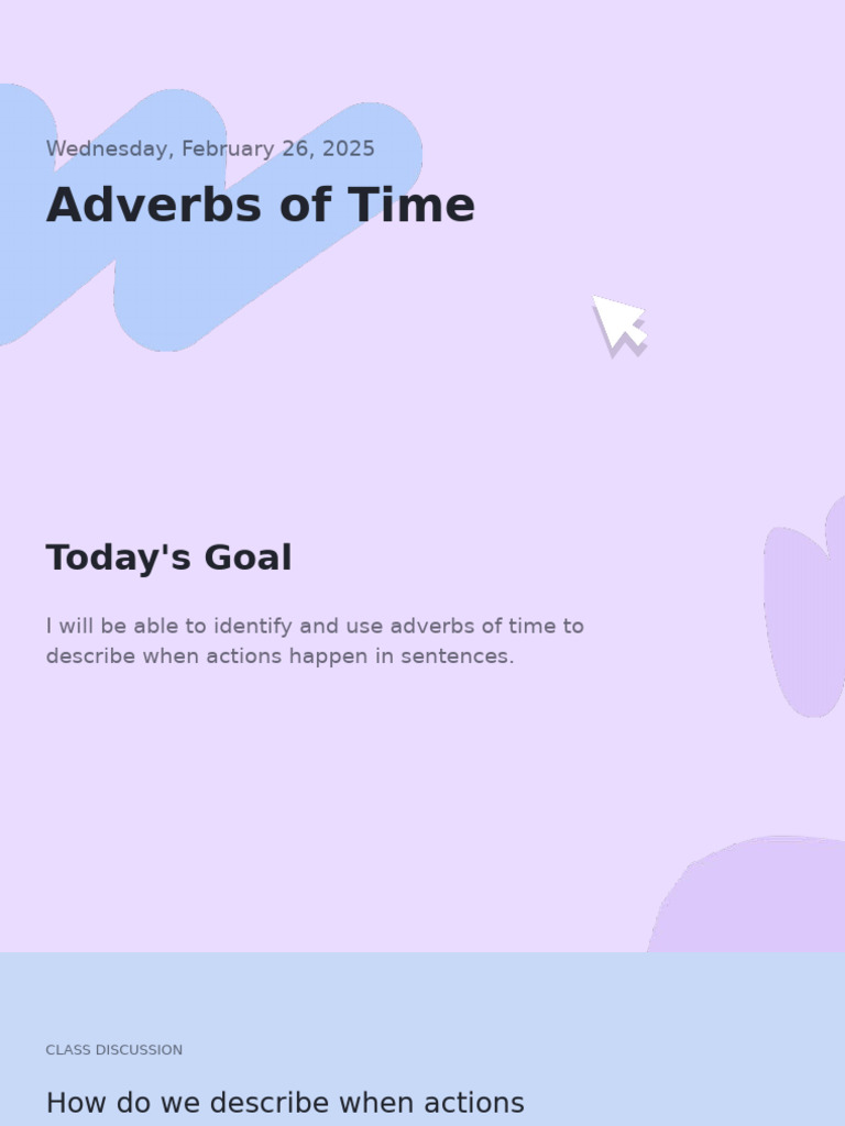 Lesson Plan - Adverb | PDF