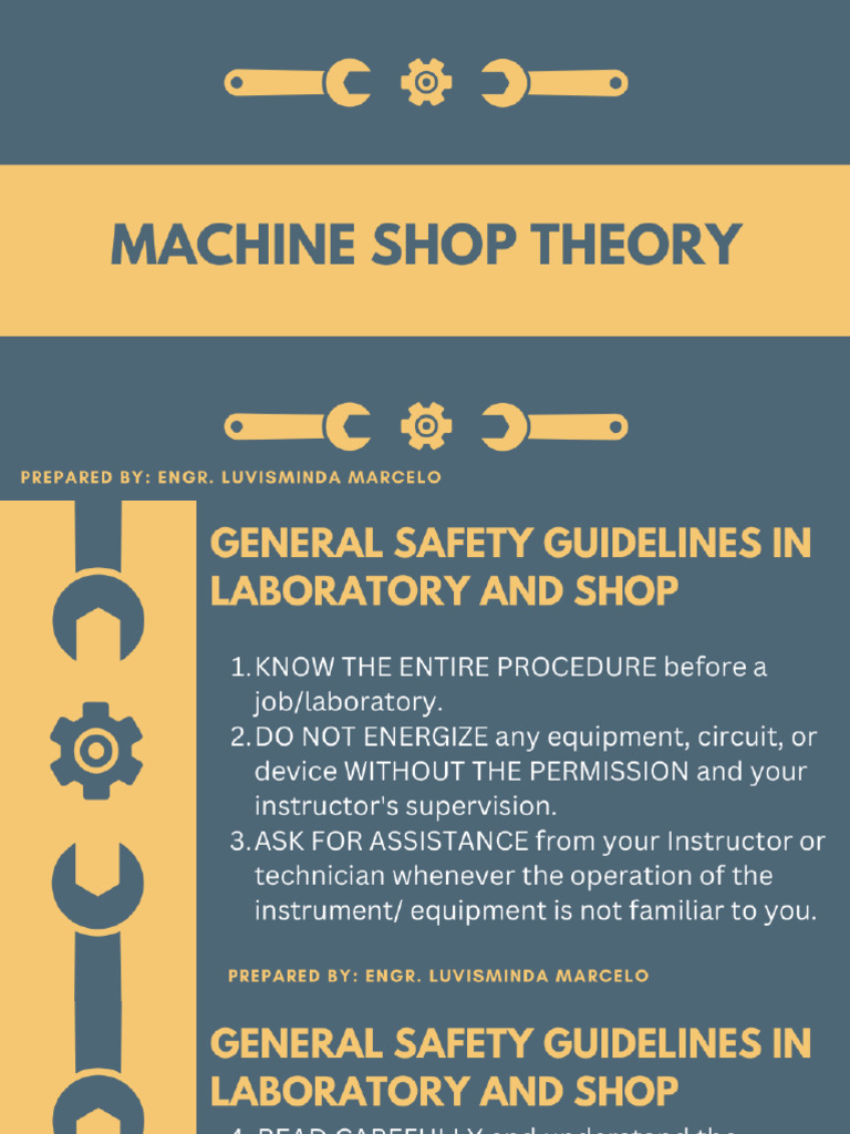 Machine Shop Theory | PDF