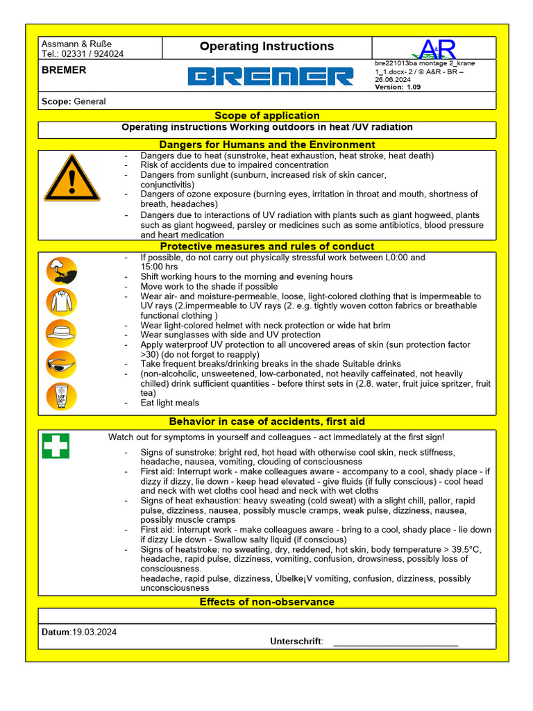 Factory Safety Handbook (Translated) | PDF | Ultraviolet | Diseases And ...