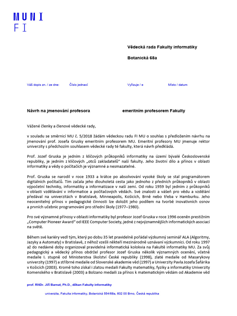 Laudatio Prof Gruska | PDF
