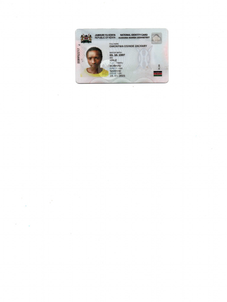 huduma card | PDF