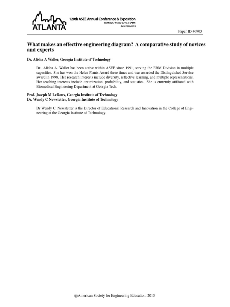 What Makes An Effective Engineering Diagram A Comparative Study of ...