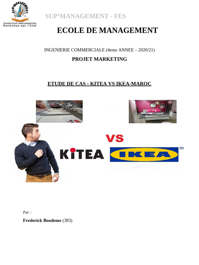 KITEA et IKEA : Concurrence au Maroc | PDF | Prix | Marché (Économie)