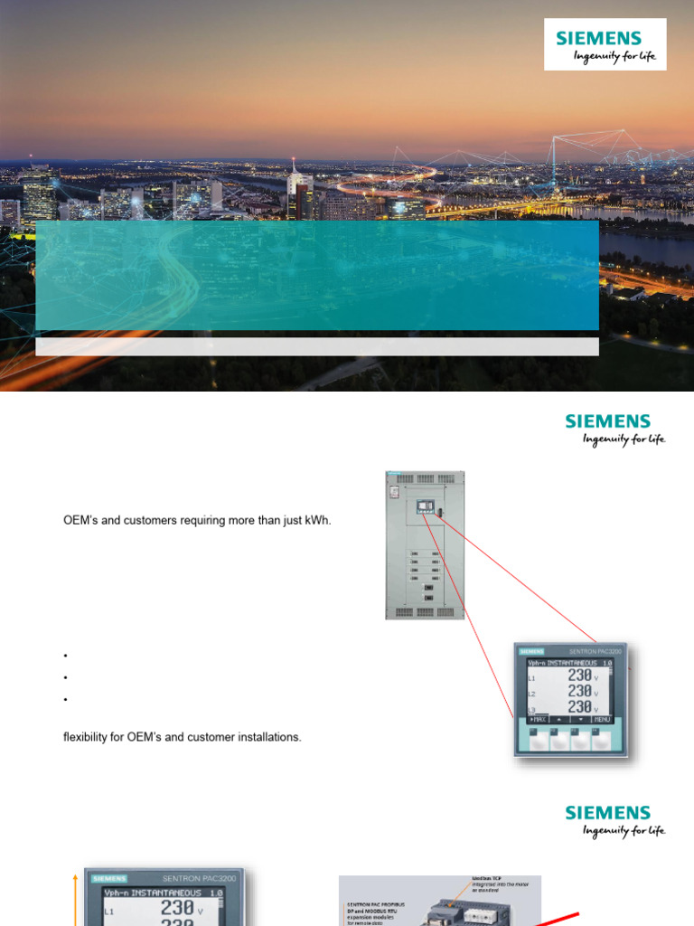 Siemens PAC3200 Power Meter | PDF | Computer Science | Electrical Engineering