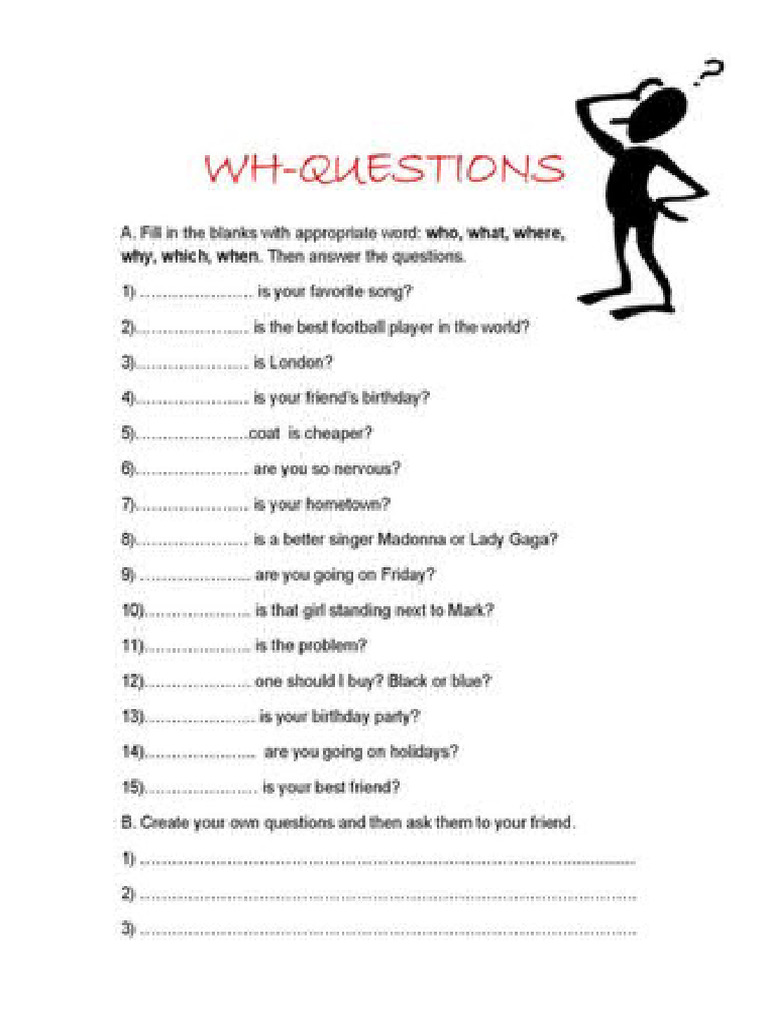 WH Questions | PDF