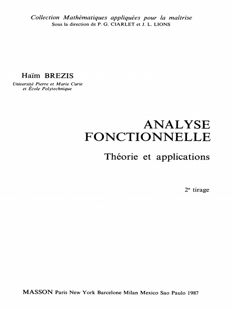 Analyse Fonctionnelle | PDF