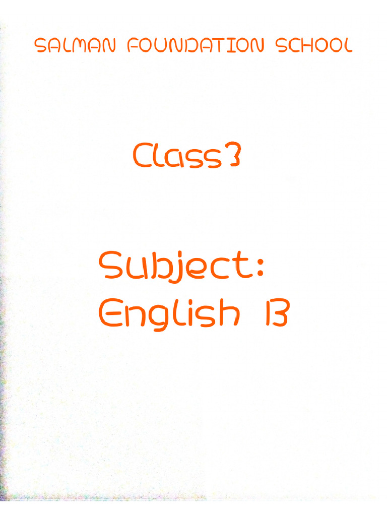 Class3 EngB | PDF