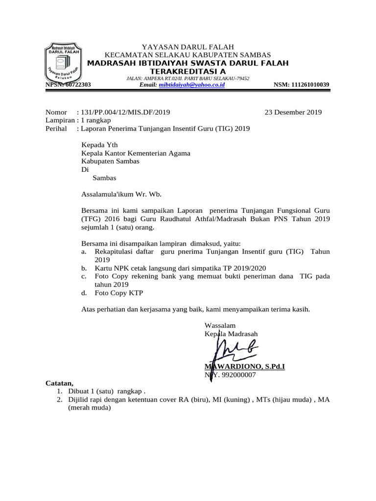 Format Laporan TFG | PDF
