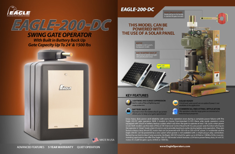 Eagle 200 DC | PDF