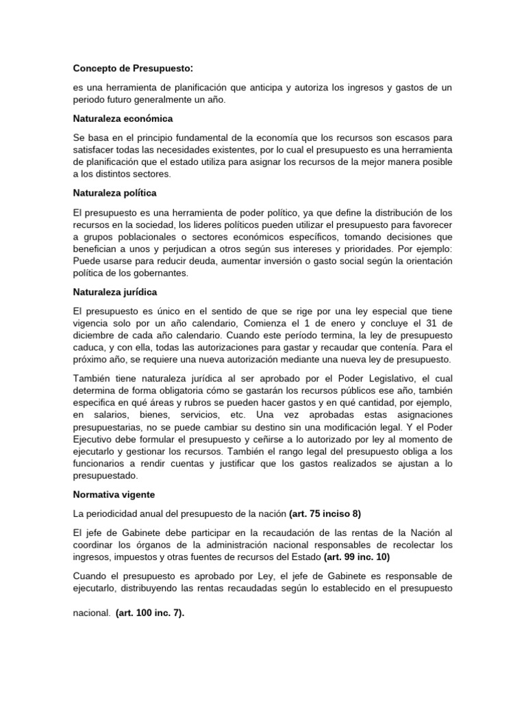 Unidad N°3 Finanzas Publicas | PDF | Presupuesto | Inversiones