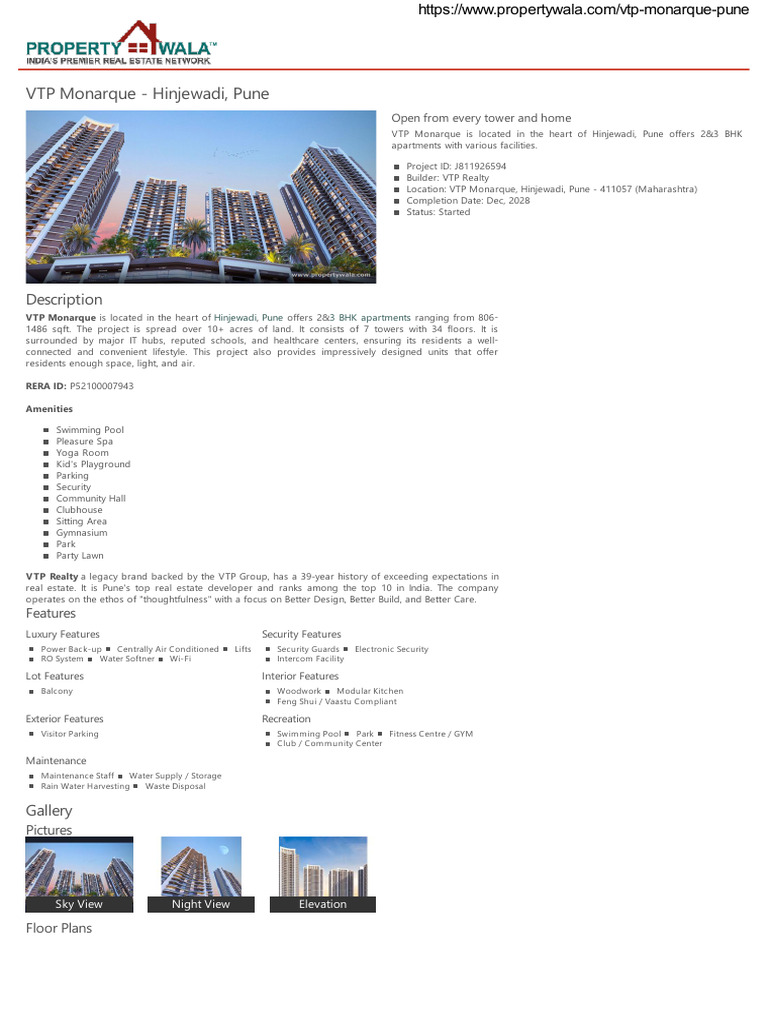 VTP Monarque Pune.J811926594 | PDF