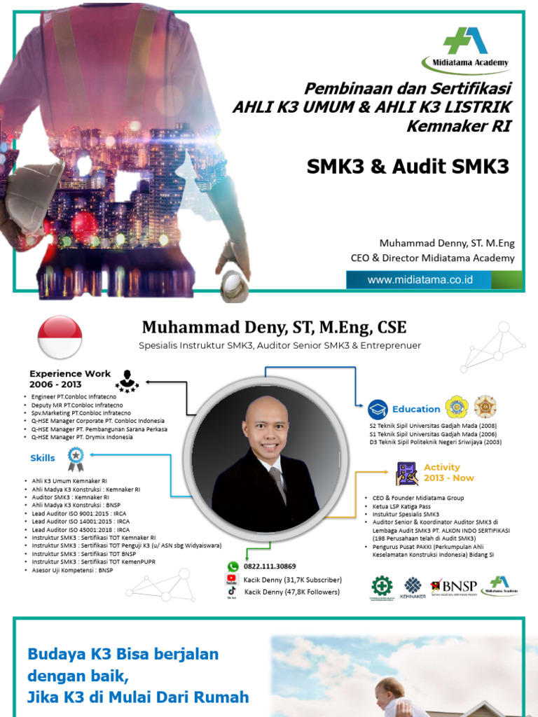 Materi SMK3 (Update Mei) | PDF