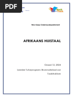 Afrikaans Huistaal Taalleer Opsommings | PDF