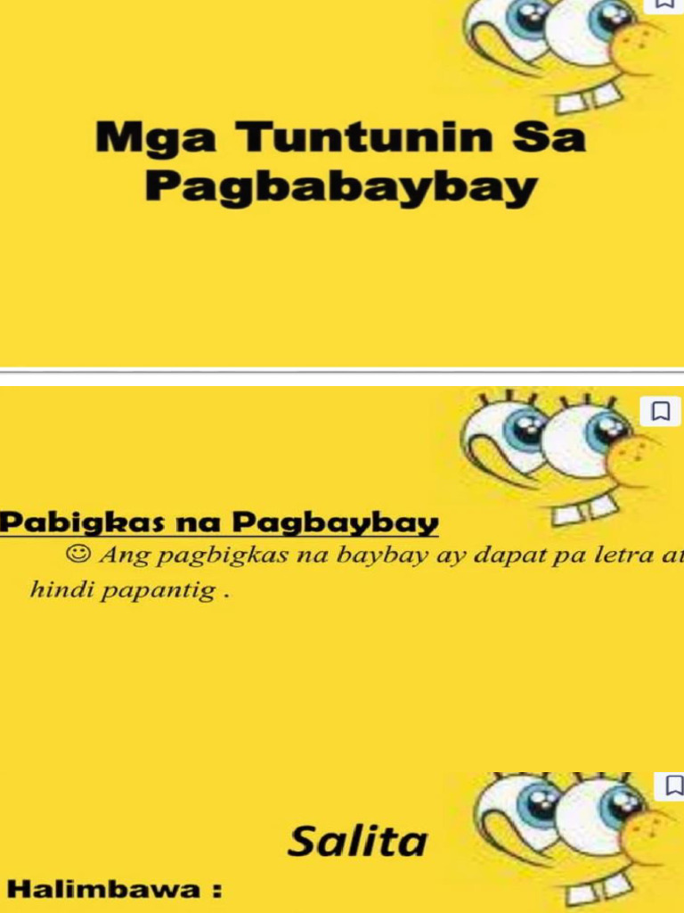 Tuntunin Sa Pagbabaybay | PDF