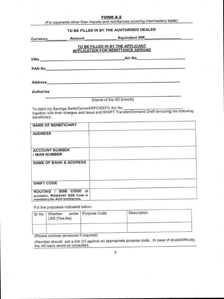 Form A2 | PDF