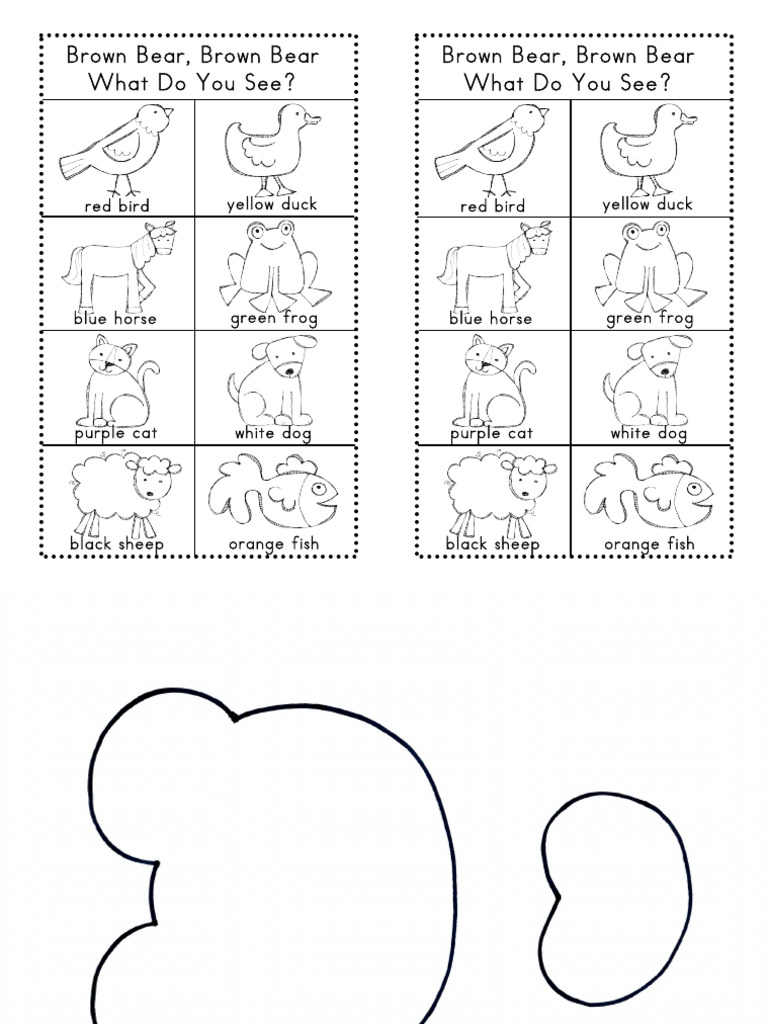 Brown Bear Puppet Template | PDF