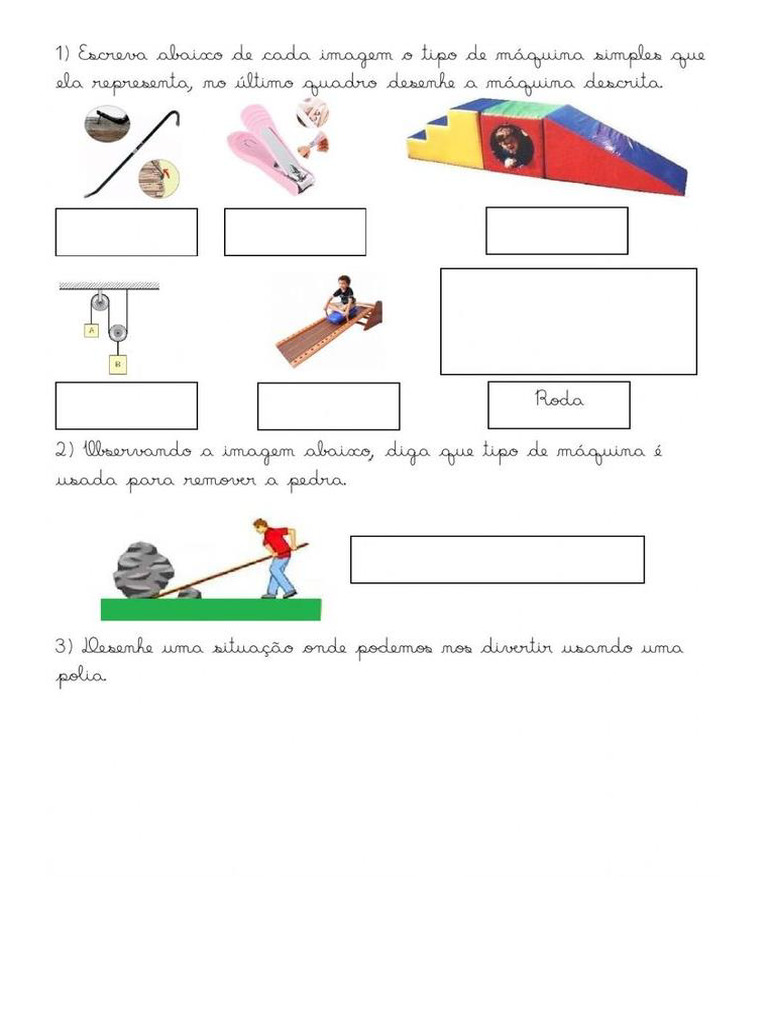 Atividade Máquinas Simples | PDF