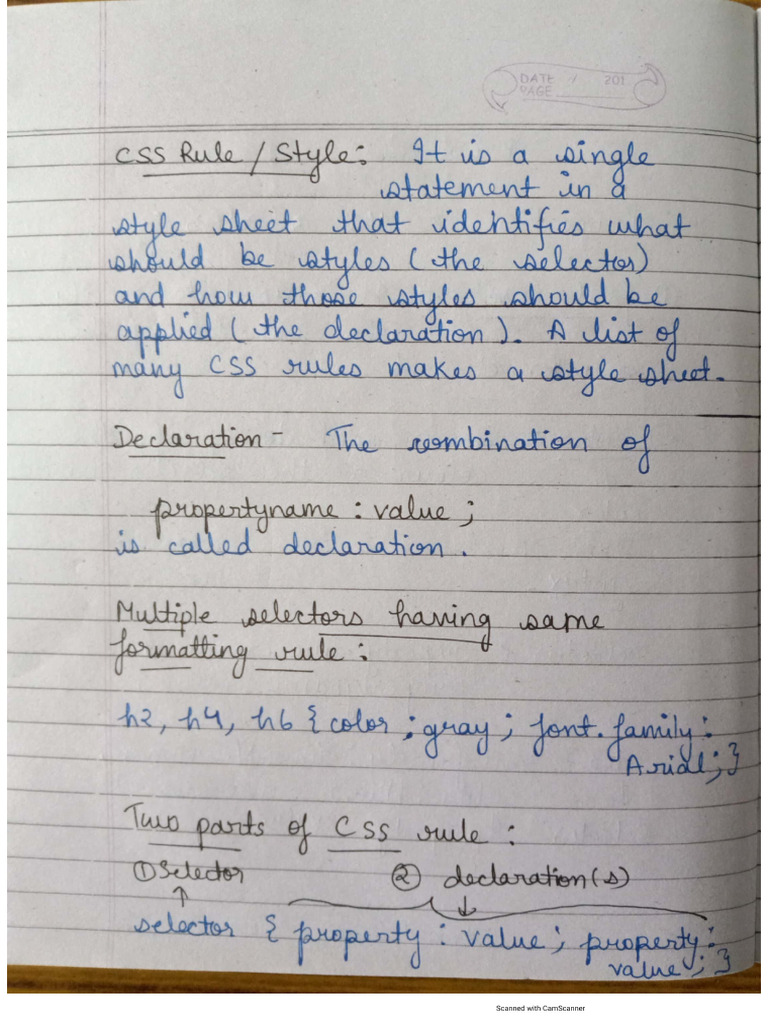 CSS Notes - Part-2 | PDF
