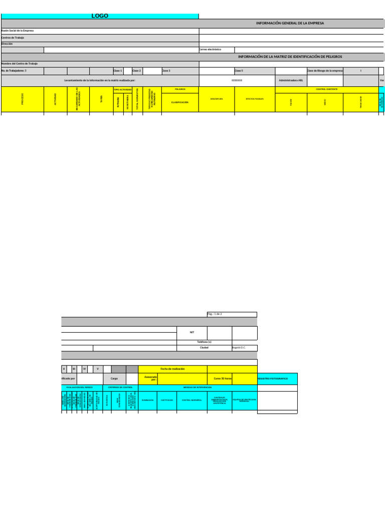Matriz Riesgos GTC Lau | PDF | Radiación