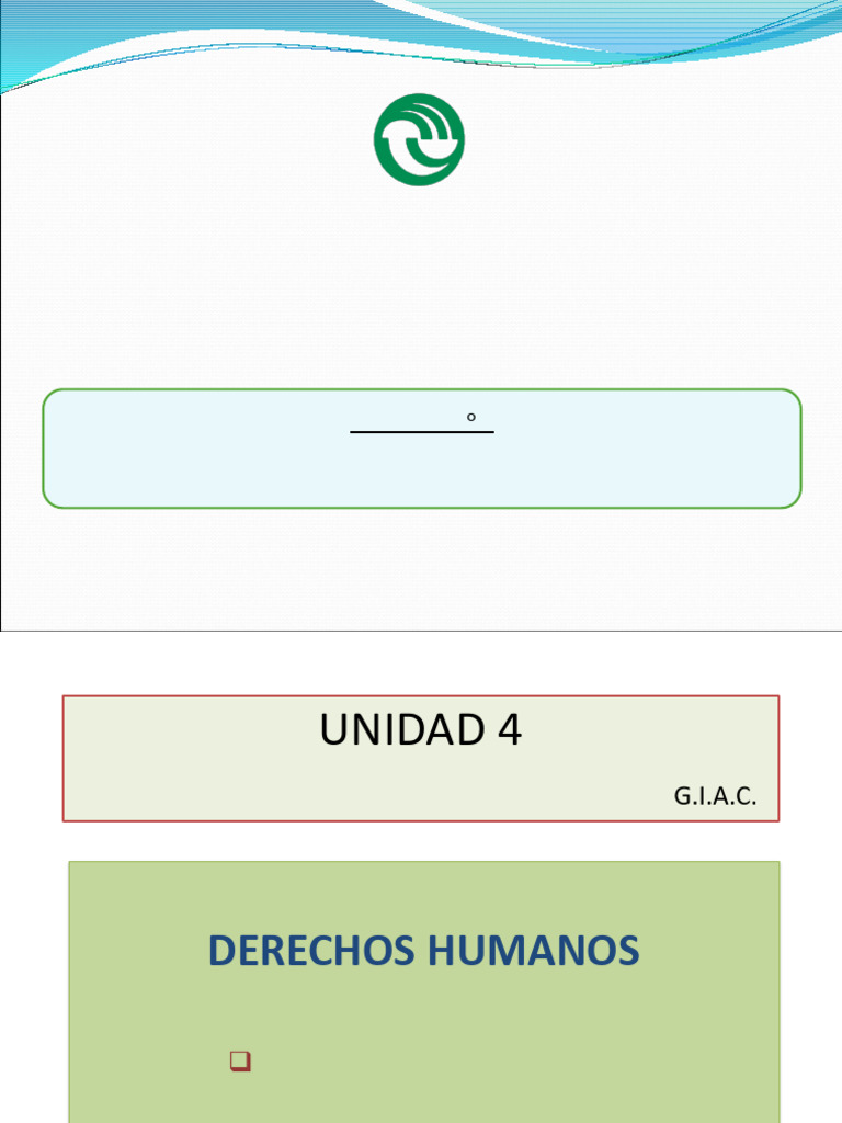 4 Unidad 4 Derechos Humanos 2c 2020 | PDF | Derechos | Derechos humanos