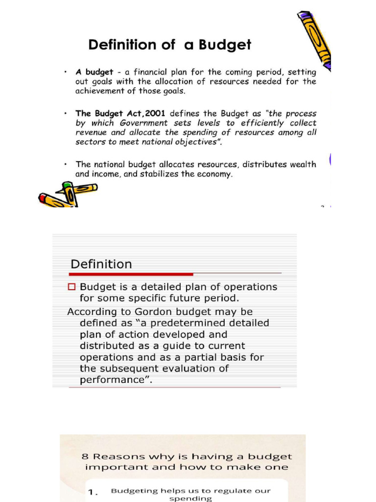 Budgeting Pdf Budget Expense