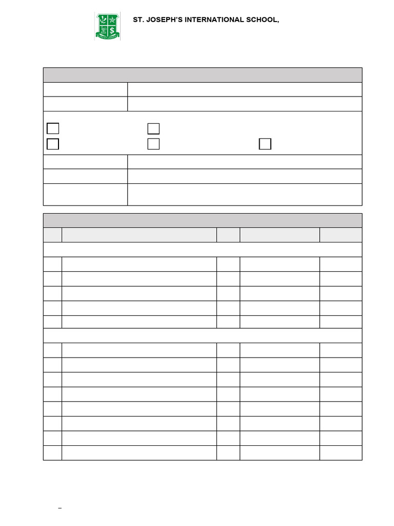 Vetting Checklist for Exam Papers | PDF