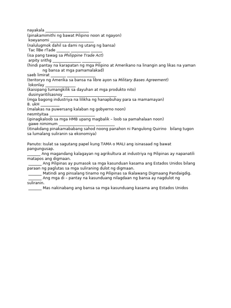 3rd Summative Reviewer | PDF