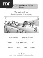 Word List-The Gingerbread Man | PDF