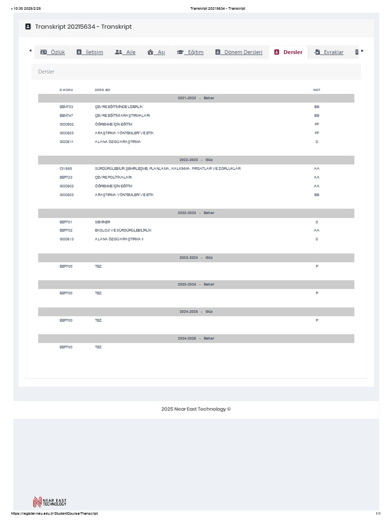 Transkript 20215634 - Transkript | PDF
