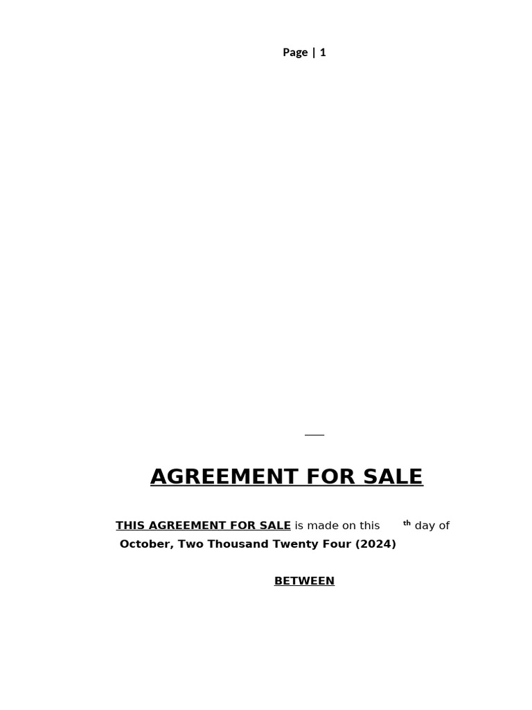 Agreement For Sale Sisir Kumar Jana Shop | PDF | Indemnity | Sole Proprietorship