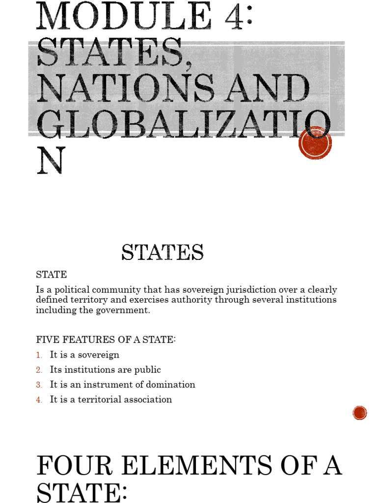 Understanding State Features and Types | PDF | State (Polity ...
