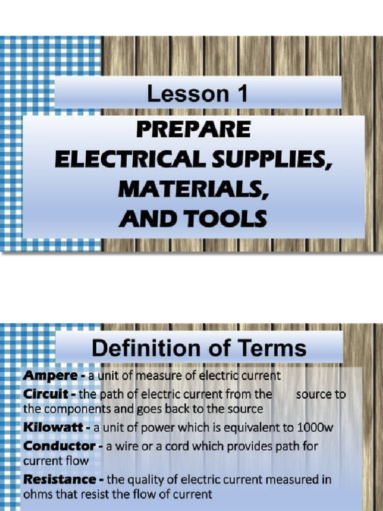 Ppt Electrical Tools | PDF