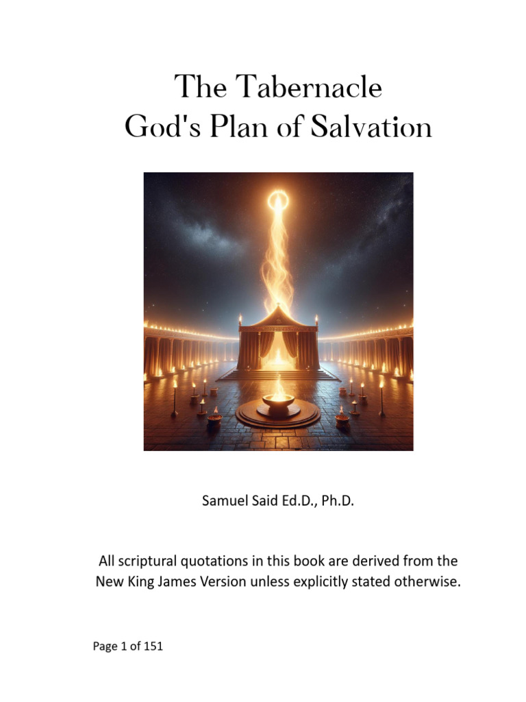 The Tabernacle Gods Plan of Salvation | PDF | Book Of Exodus | Tabernacle