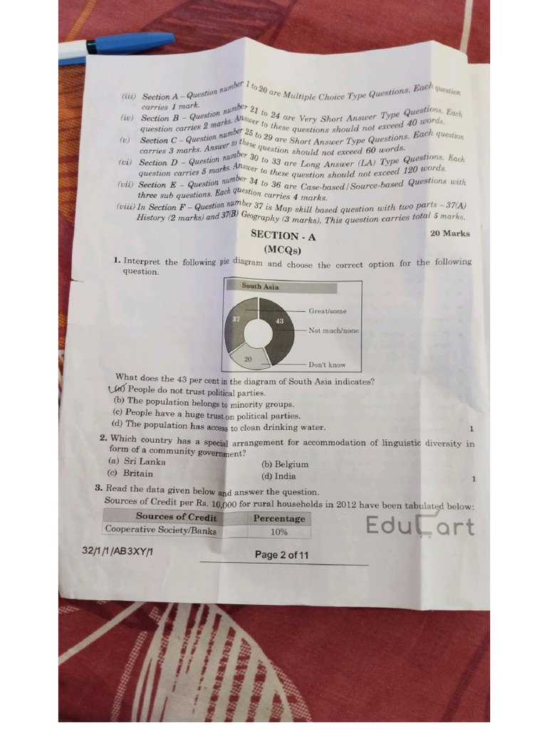 SSC Practice Question 1 | PDF