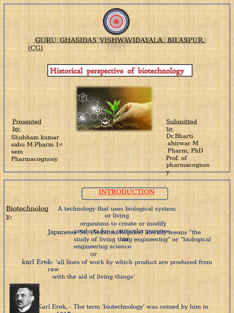 History of Biotech. (Shubham) 2.0pdf Q. | PDF | Polymerase Chain ...
