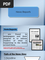 Newspaper Report Writing Structure | PDF
