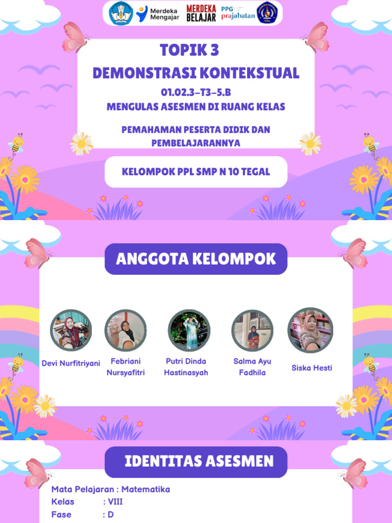 Demonstrasi Kontekstual-Mengulas Asesmen-T3-PPDP-Putri Dinda H | PDF