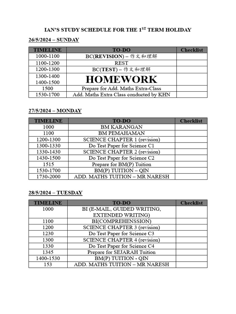q1 Schedule Holiday | PDF