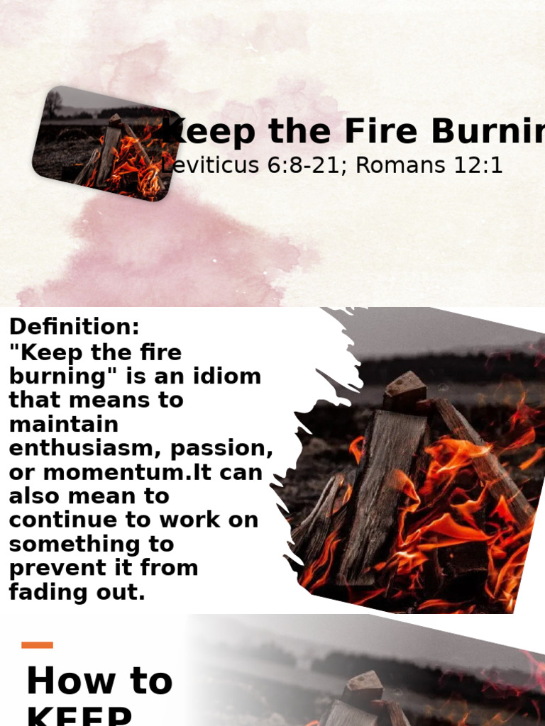 Keep the Fire Burning (1) | PDF