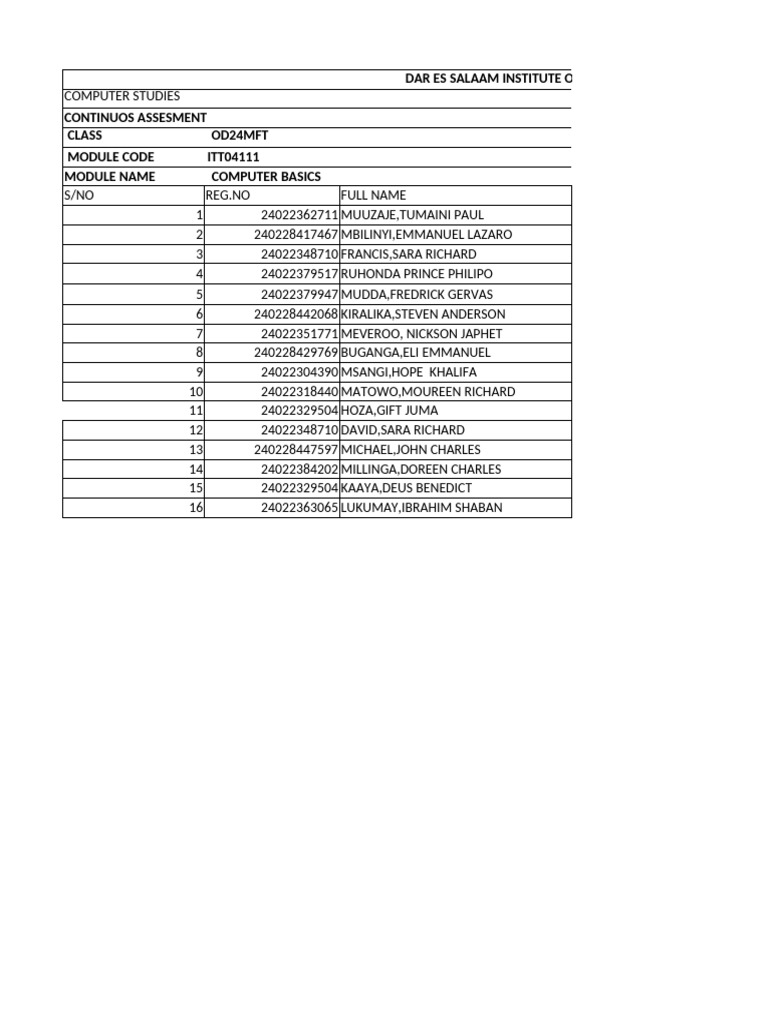 Computer Assessment | PDF