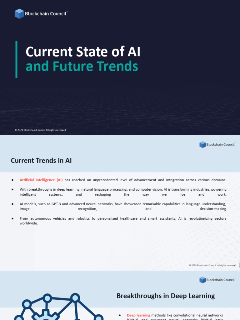 1.3 Current State of AI and Future Trends | PDF | Artificial ...