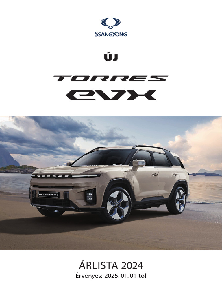 Ssangyong Torres Evx Rlista | PDF