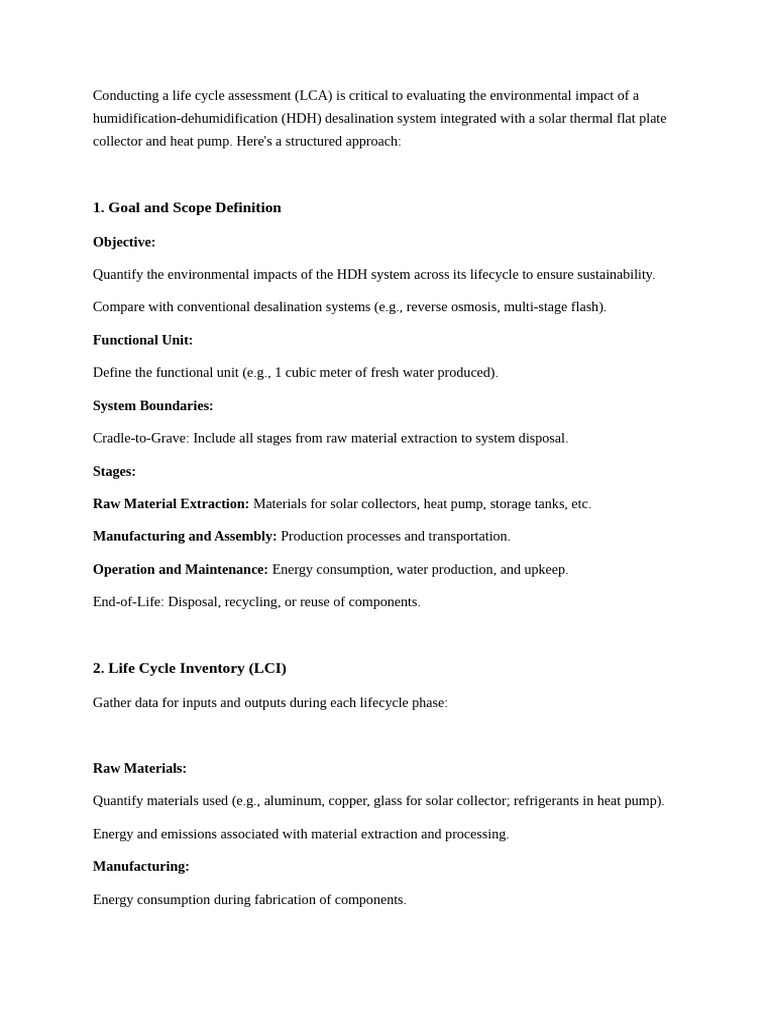 Conducting A Life Cycle Assessment | PDF | Life Cycle Assessment ...