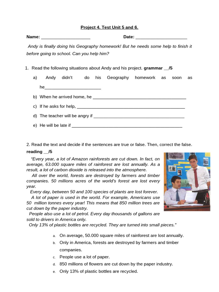 PROJECT 3 UNITS 5-6 | PDF