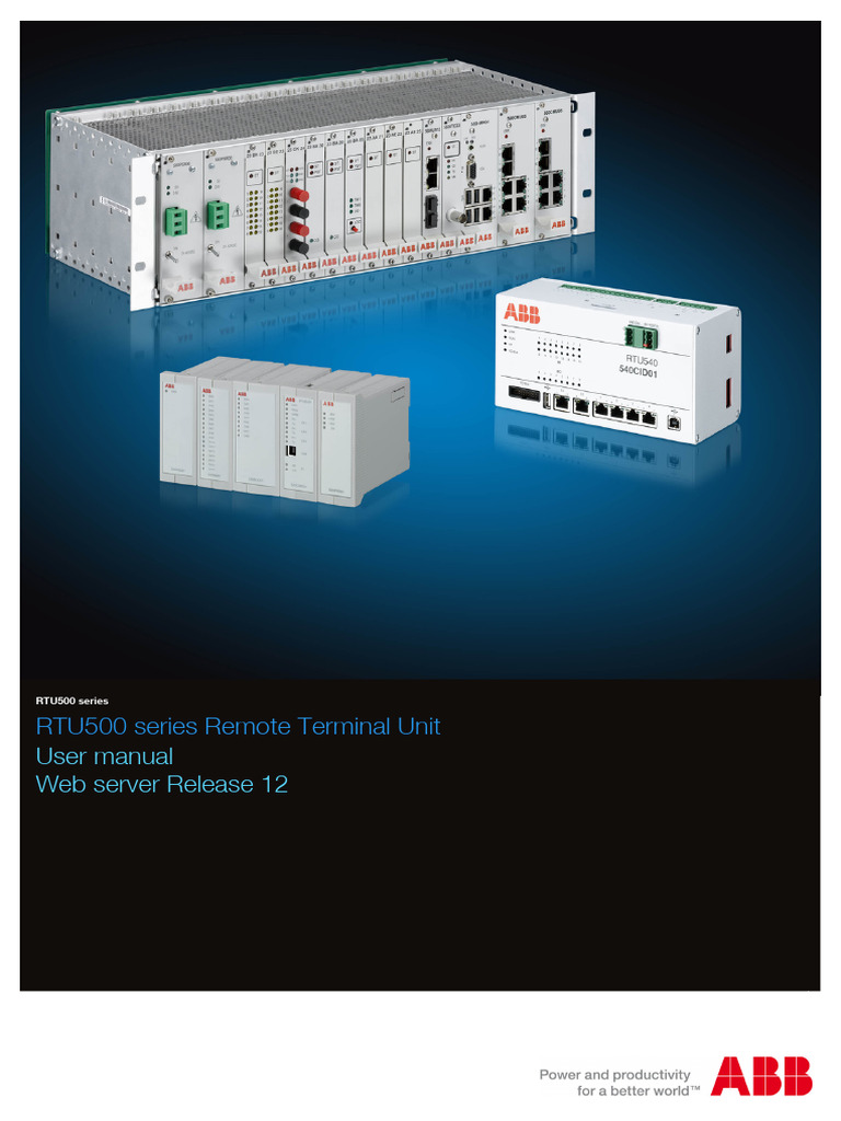 ABB RTU500 Series User Manual | PDF | World Wide Web | Internet & Web