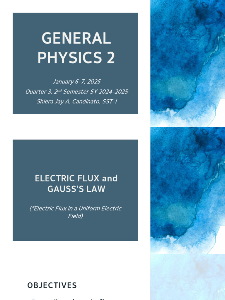 Electric Flux and Gauss Law | PDF | Flux | Electric Field