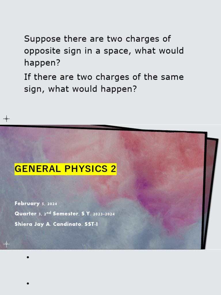 Electric Force and Fields | PDF | Electric Charge | Electric Field
