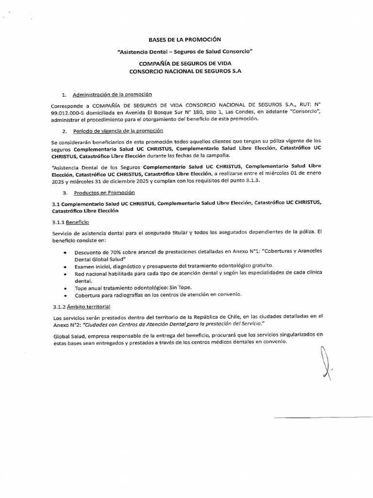 Bases Legales Dental 2025 VF 2.0 | PDF