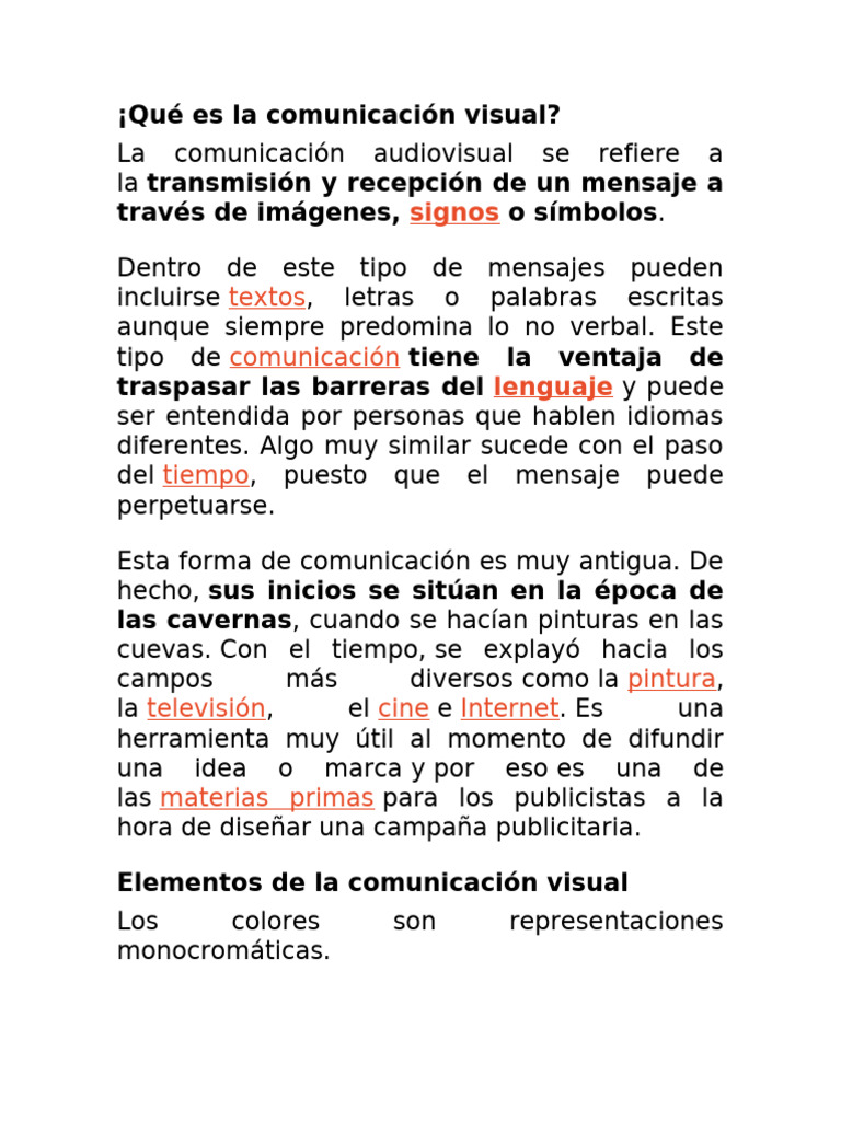 Definición de Comunicación Visual | PDF | Comunicación