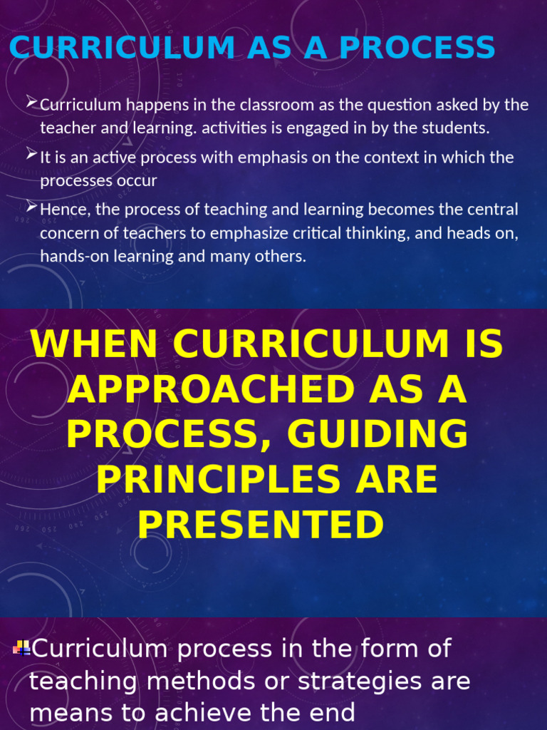 M Sara Net A Curriculum As The Process | PDF